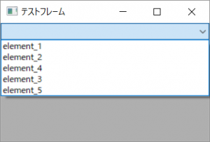 wx.ComboBox (wxPython) | Python-izm